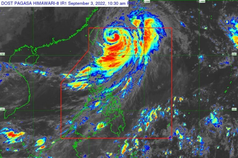 Typhoon Henry leaving the Philippines; overcast, rainy Saturday ...